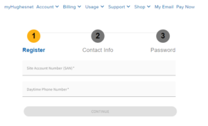 How to register on myhughesnet.com and set-up recurring payments?