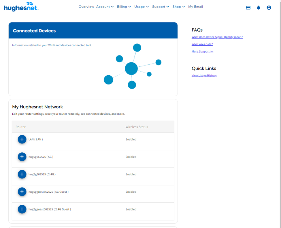 Can I view devices connected to my network?